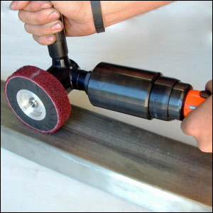 Stainless Steel Finishing Tools Demo | Corner-Edge Grinding of ...